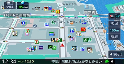 ナビ機能 | MDV-D311W/D311 | 特定販路向け製品 | KENWOOD
