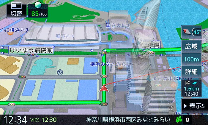 ナビ機能 | MDV-D711W/D711 | 特定販路向け製品 | KENWOOD