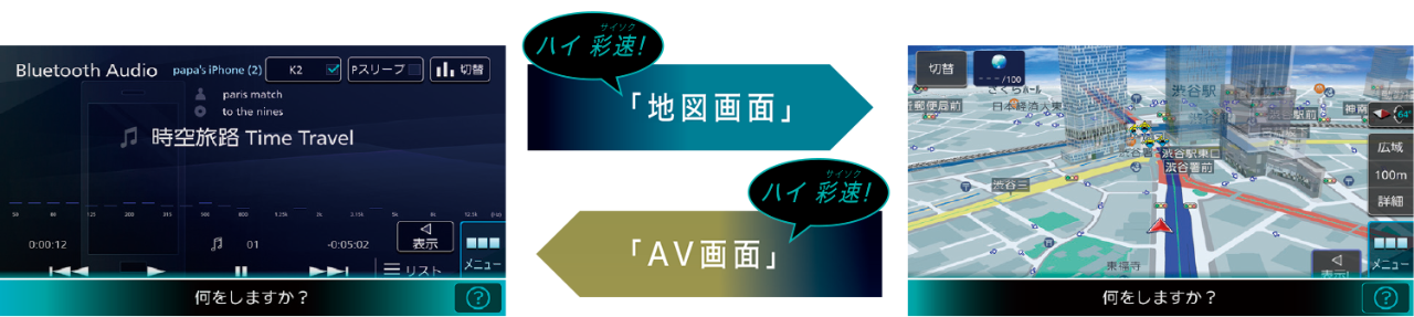 音声操作 | MDV-S810L | カーナビ | KENWOOD